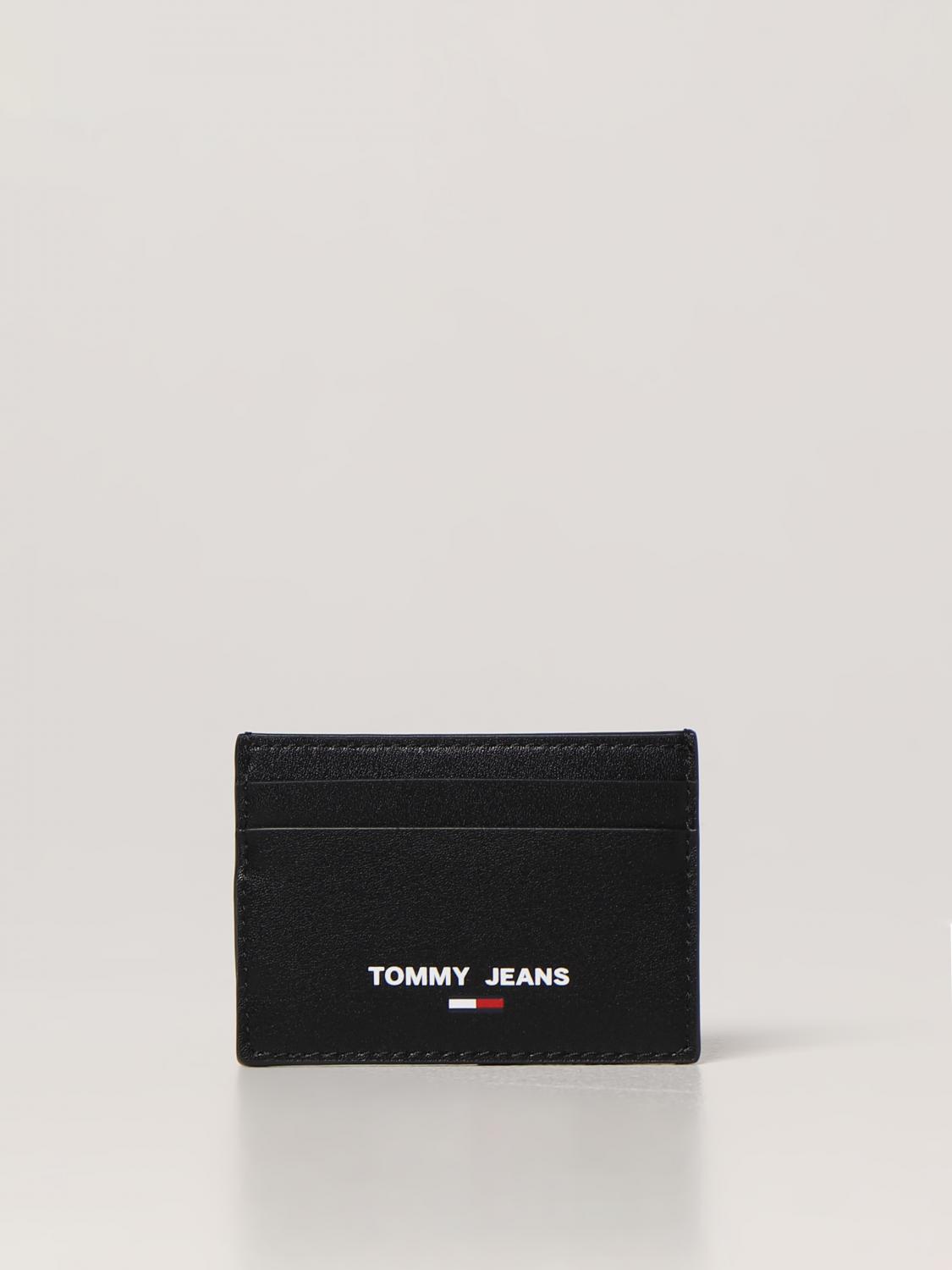 TOMMY JEANS: Wallet men Tommy Hilfiger - Black | Tommy Jeans wallet ...