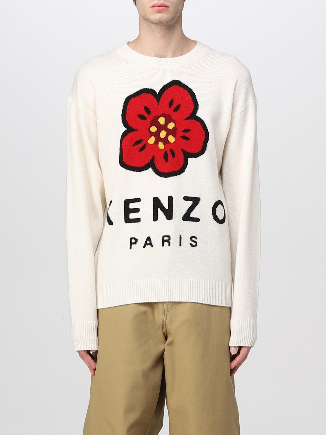 KENZO: Sweater men - White | Kenzo sweater FC65PU3453LD online at ...