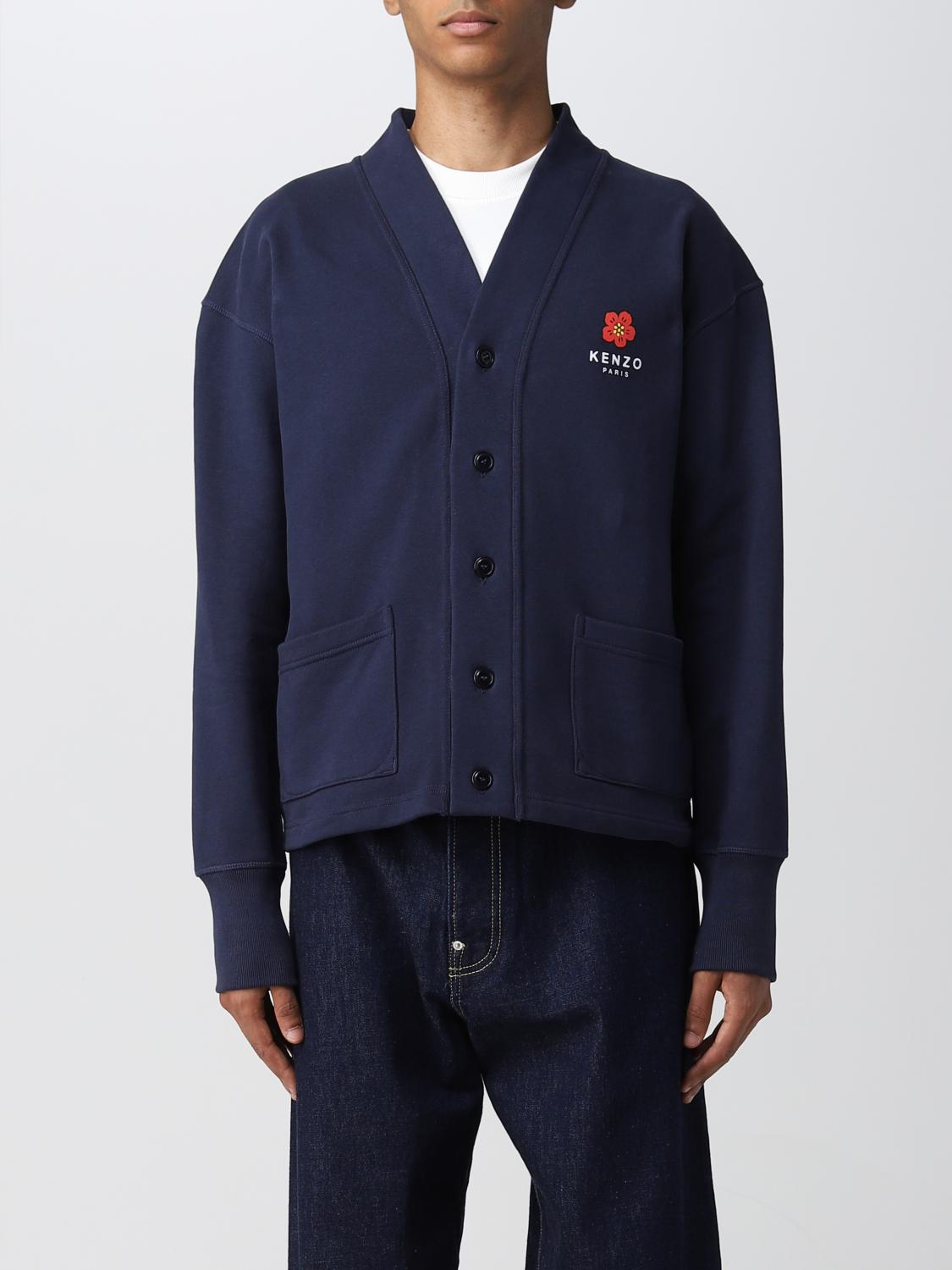 KENZO: Jersey hombre , Azul Oscuro | Cárdigan Kenzo FC65BL7444ME en ...