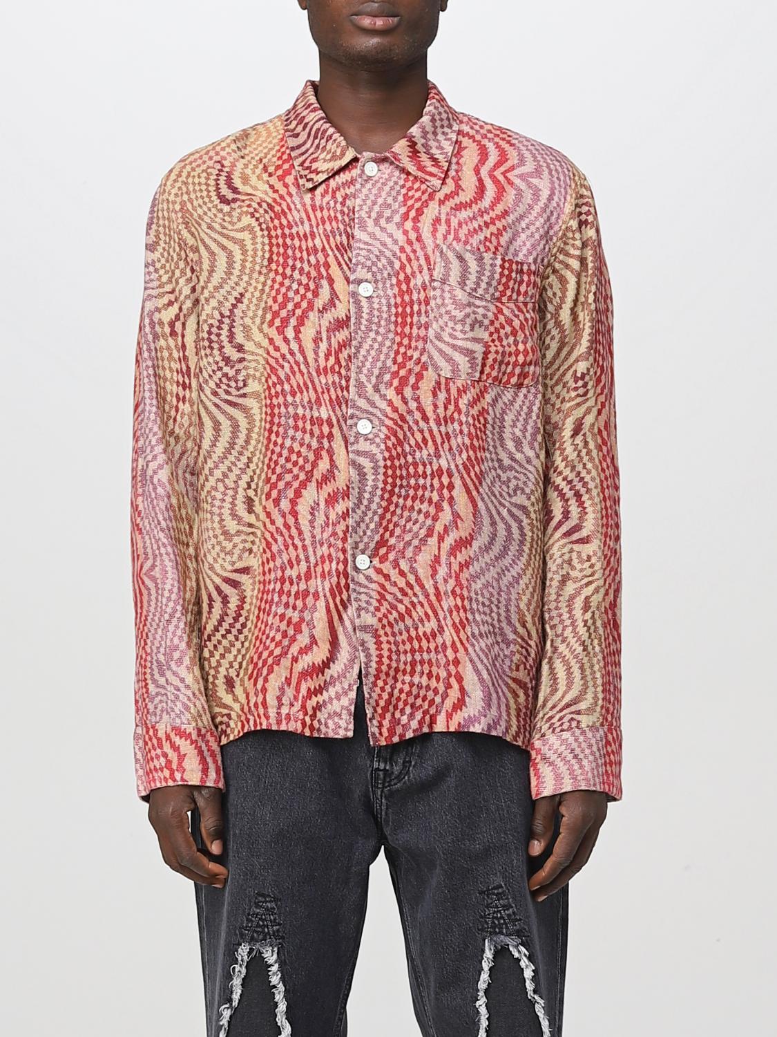 OUR LEGACY: Shirt men - Orange | Our Legacy shirt M4222BCH online at ...