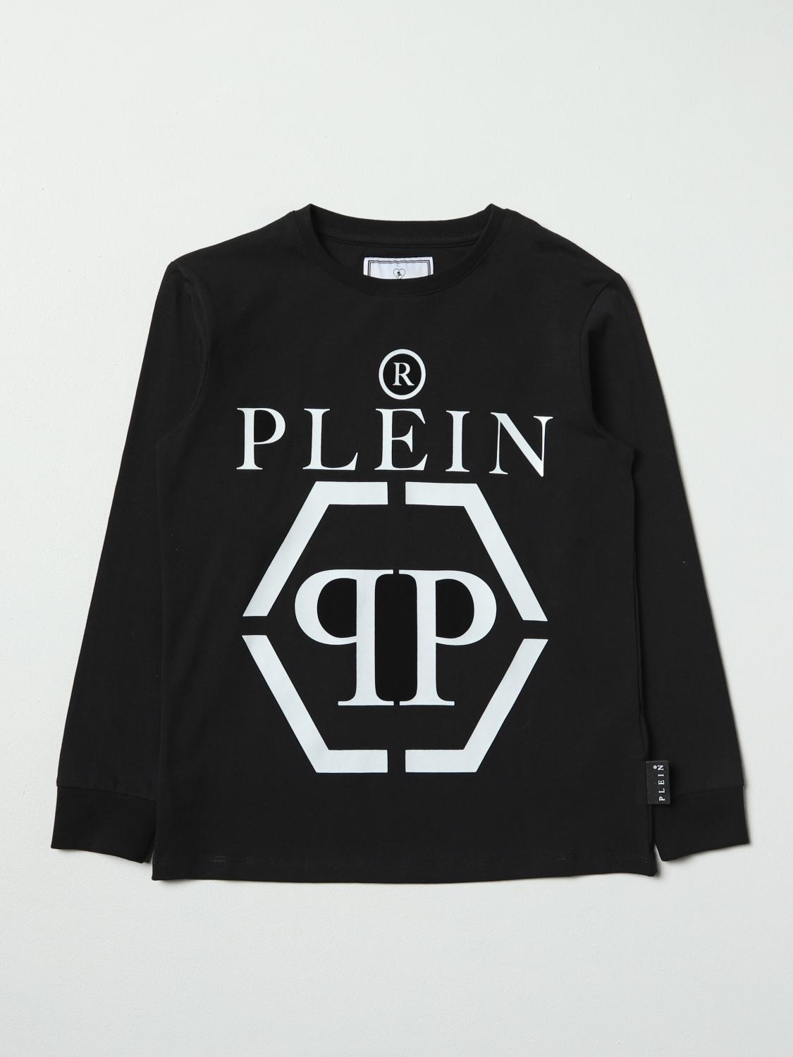 PHILIPP PLEIN: T-shirt kids - Black | Philipp Plein t-shirt 2PO000LBA33 ...