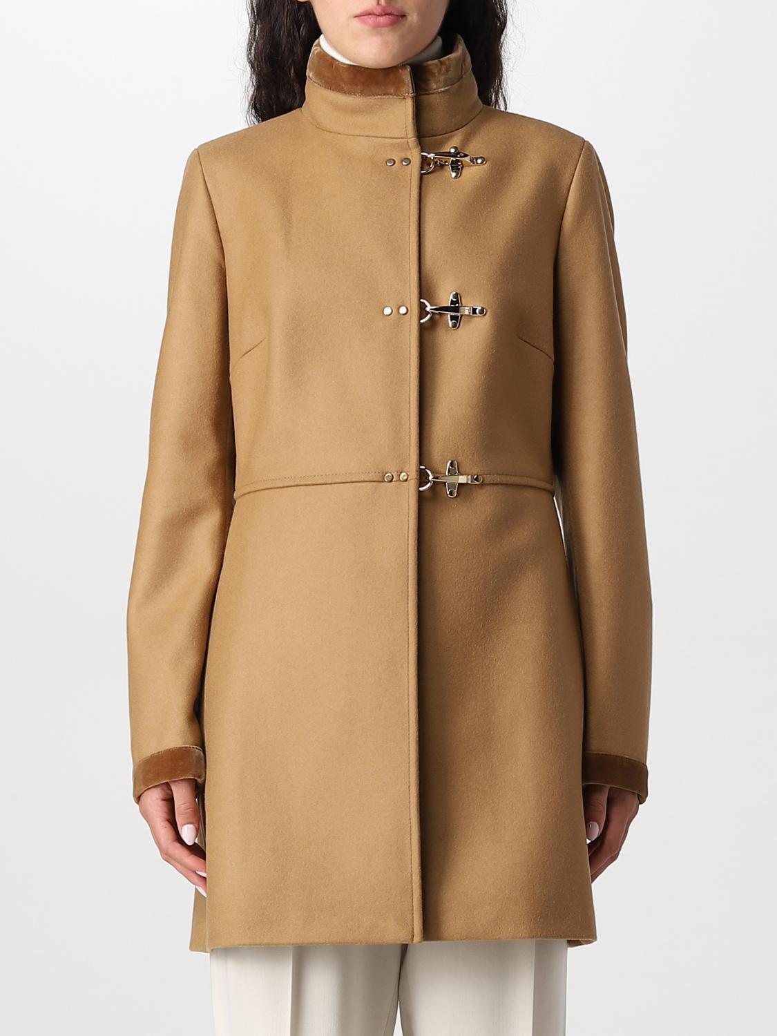Fay Coat women - Camel | NAW50454000SGL | GIGLIO.COM