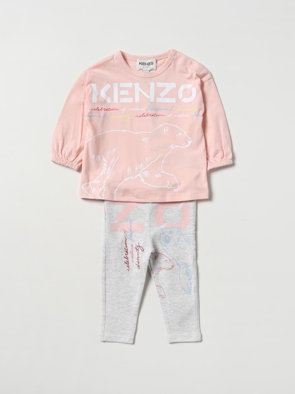 KENZO KIDS: Ensemble enfant Kenzo Junior - Rose | Ensemble Kenzo Kids K08044 en ligne sur GIGLIO.COM