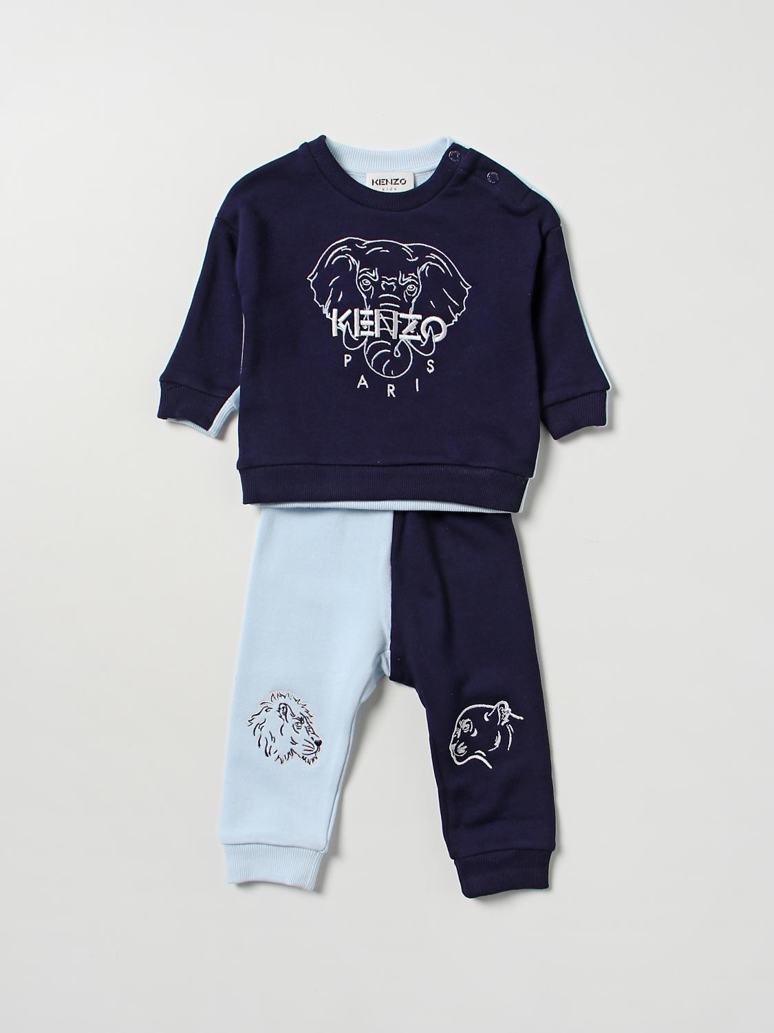 KENZO KIDS: Ensemble enfant Kenzo Junior - Bleu | Ensemble Kenzo Kids K08046 en ligne sur GIGLIO.COM