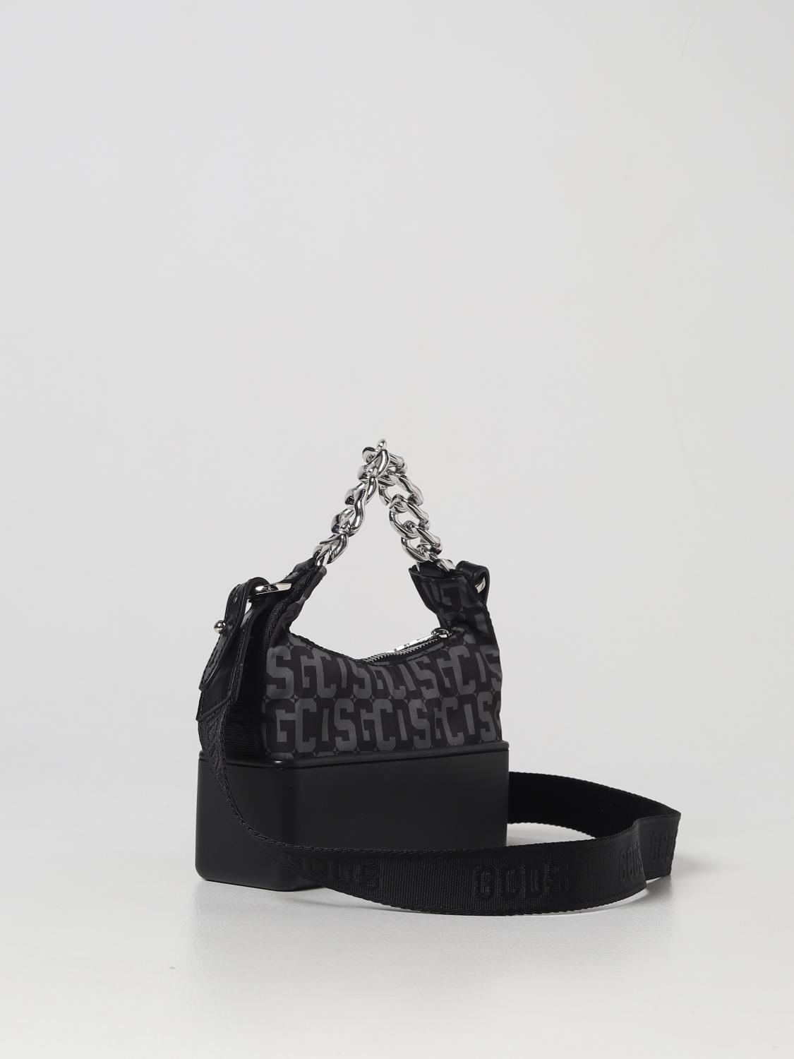 GCDS: Shoulder bag women - Black | GCDS mini bag AI22W500314 online at ...