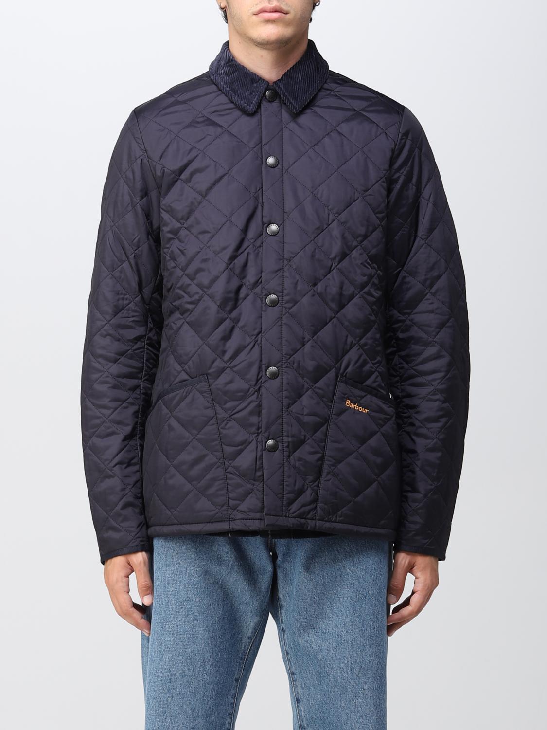 BARBOUR: Jacket men - Blue | Barbour jacket MQU0240 online at GIGLIO.COM