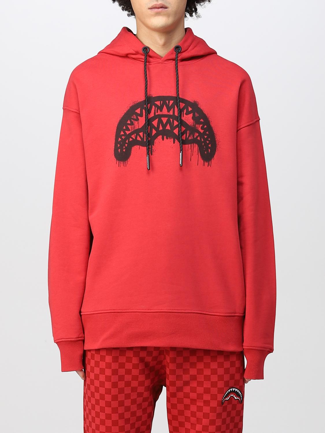SPRAYGROUND: Sweatshirt men - Red | Sprayground felpa SP225RED online ...
