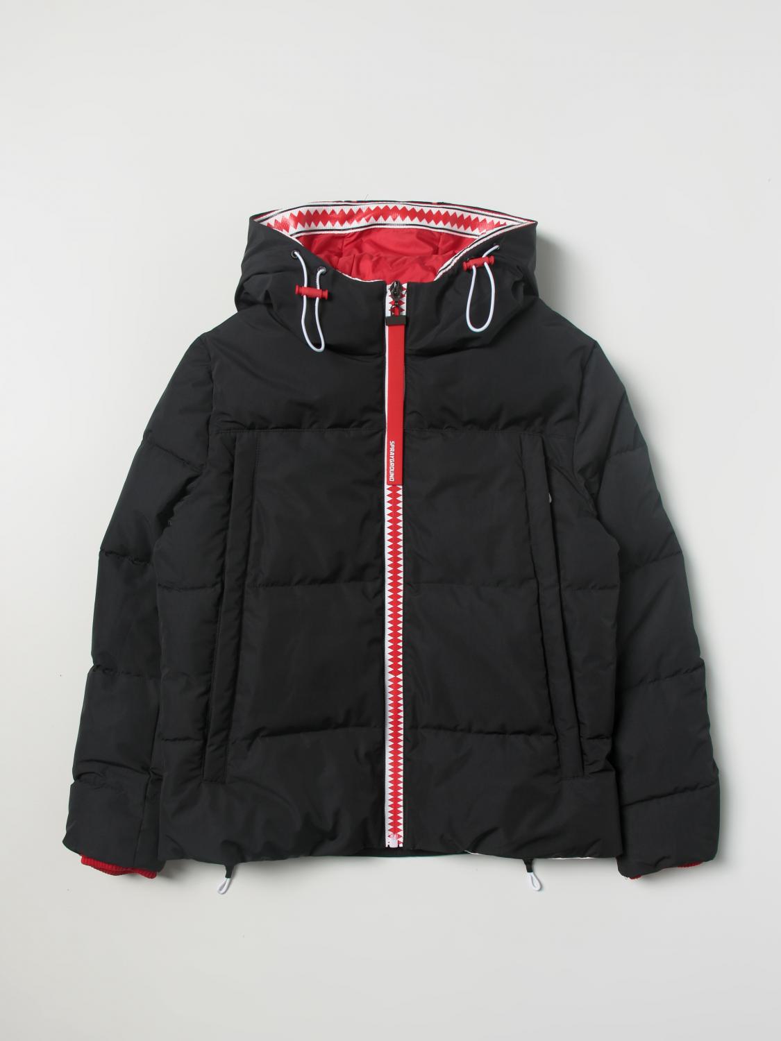 SPRAYGROUND: Jacket kids - Black | Sprayground jacket SPY319 online at ...