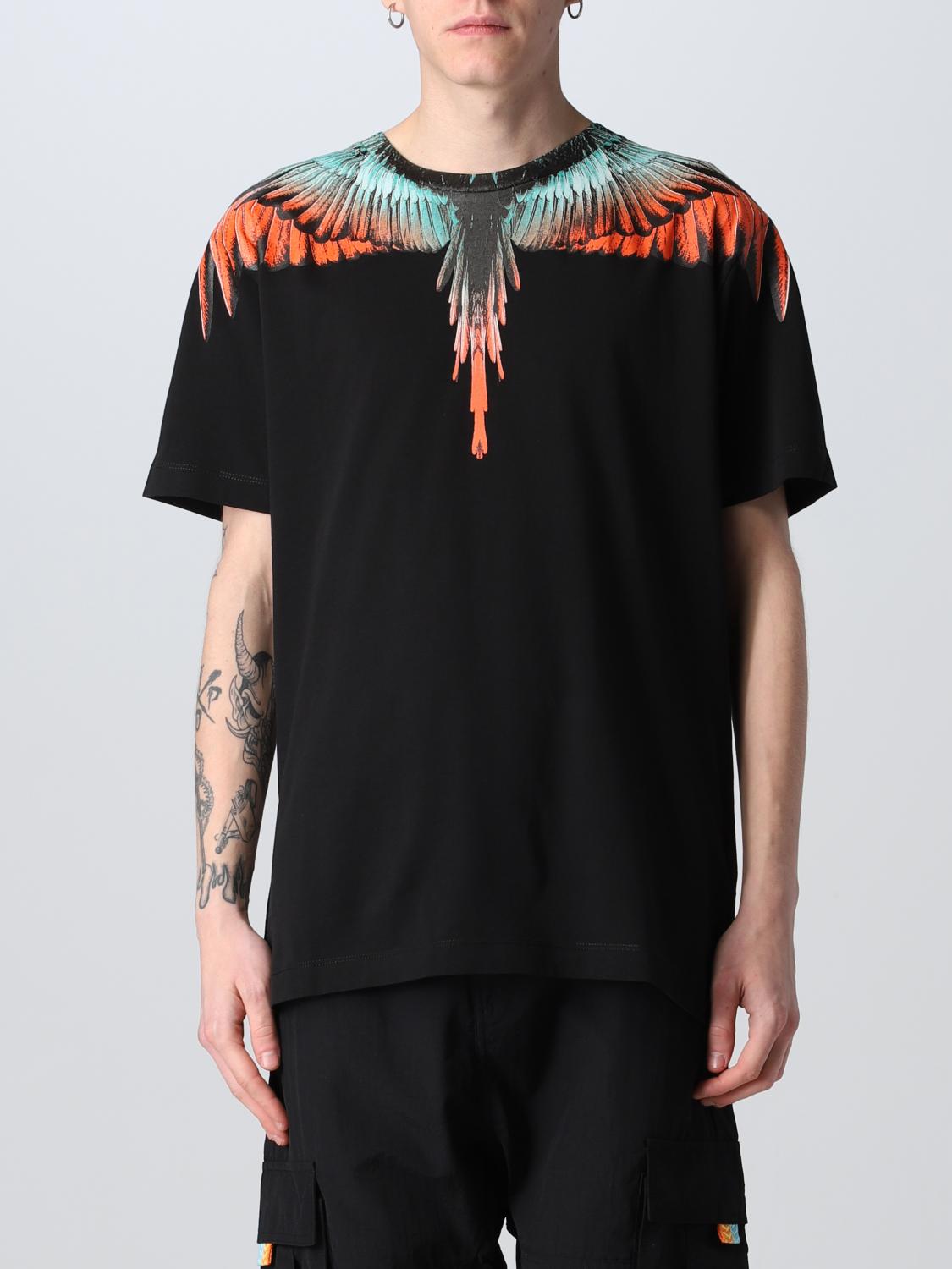 MARCELO BURLON COUNTY OF MILAN: T-shirt men - Black | Marcelo Burlon ...