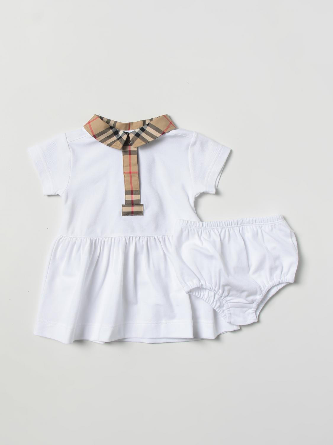 BURBERRY: pique set - White | Burberry jumpsuit 8063710 online at ...