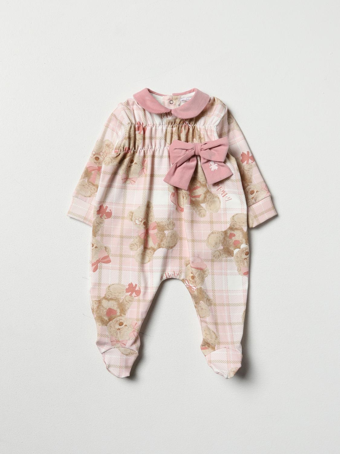 LE BEBE': Romper kids - Pink | Le Bebe' tracksuit LBG4187 online at ...