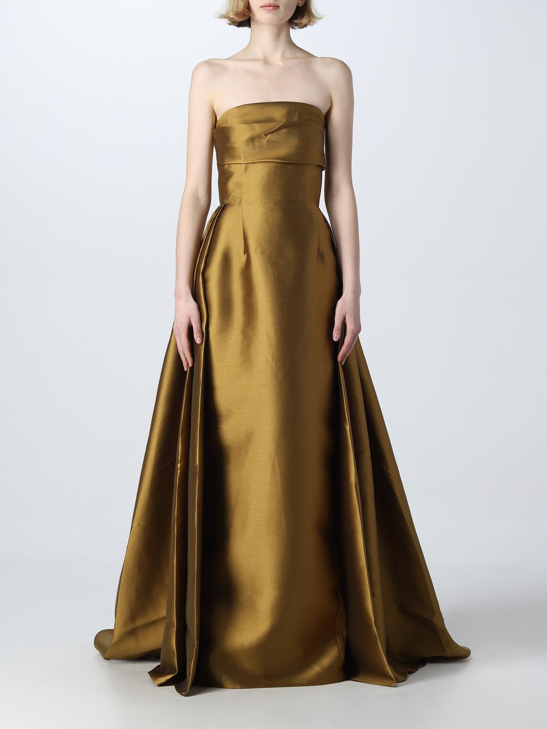 SOLACE LONDON: Robes femme - Or | Robes Solace London OS34030 en ligne ...