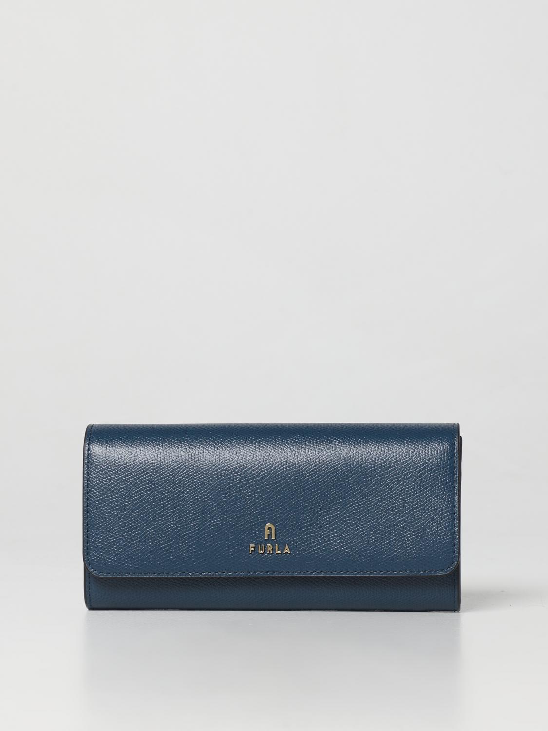 FURLA: Wallet woman - Blue | Furla wallet WP00317ARE000 online at ...