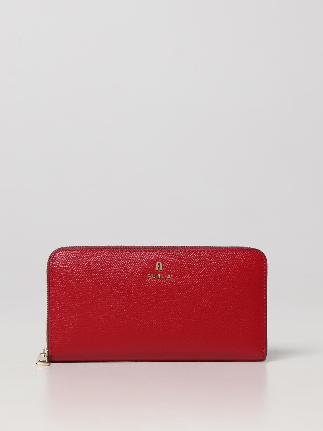FURLA: Wallet woman - Red | Furla wallet WP00322ARE000 online at GIGLIO.COM