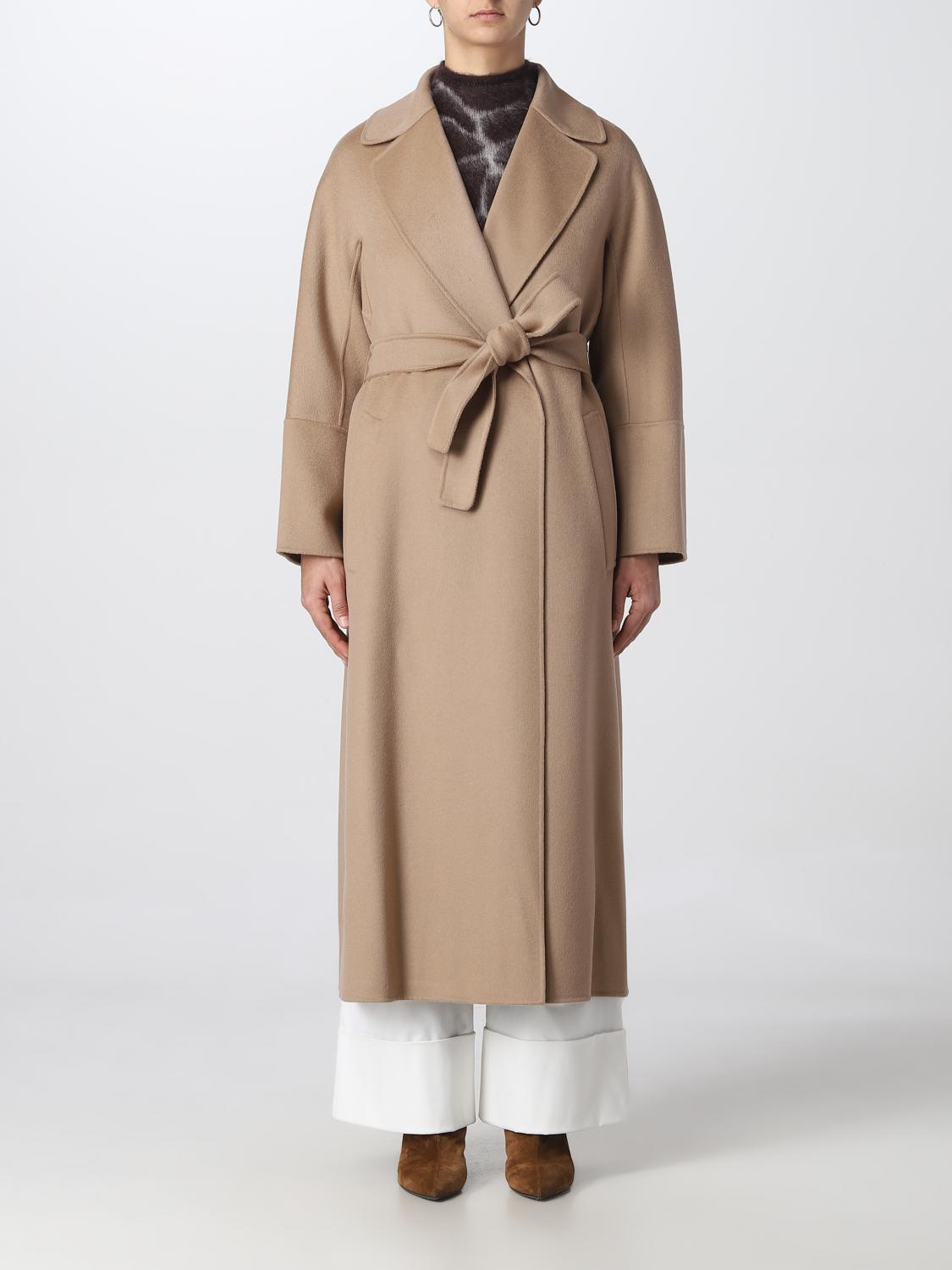 'S MAX MARA: Manteau femme S Max Mara - Beige | Manteau 'S Max Mara ...