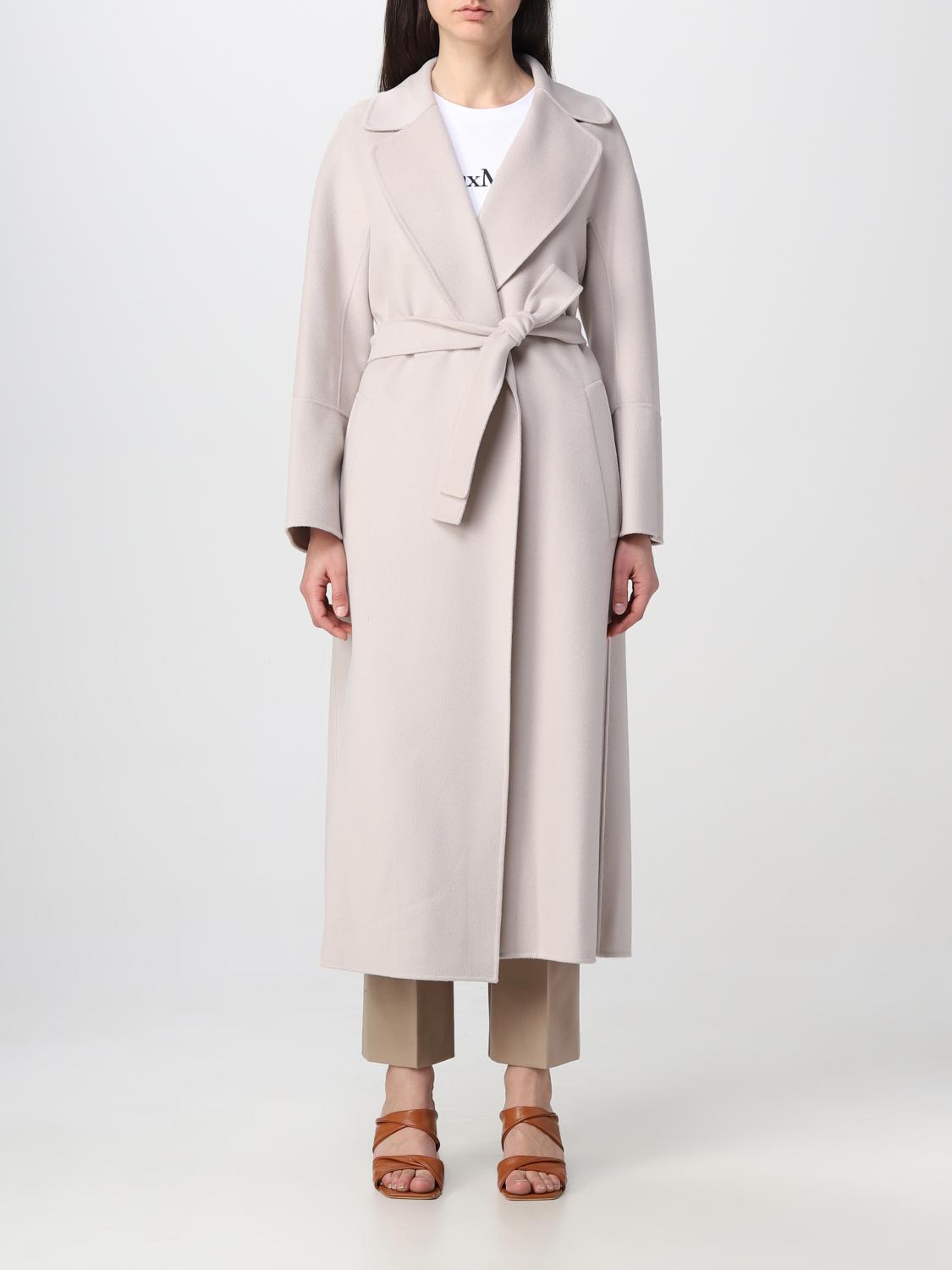 'S MAX MARA: Cappotto S Max Mara in lana vergine - Sabbia | Cappotto 'S ...
