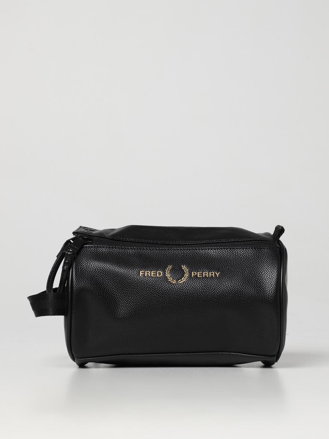 FRED PERRY: Bags men - Black | Fred Perry cosmetic case L4307 online at ...