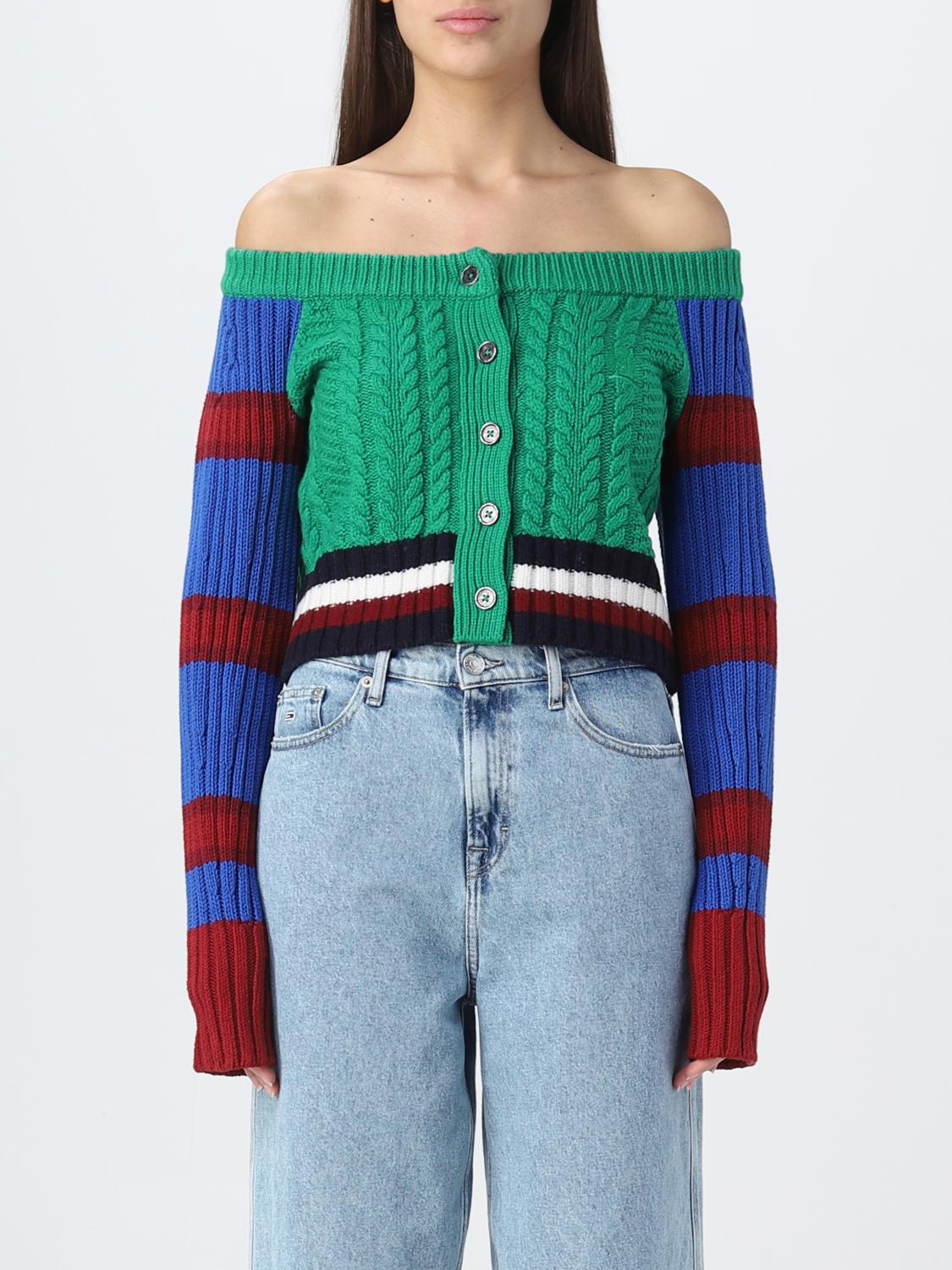 TOMMY HILFIGER COLLECTION: Sweater woman - Green | Tommy Hilfiger ...