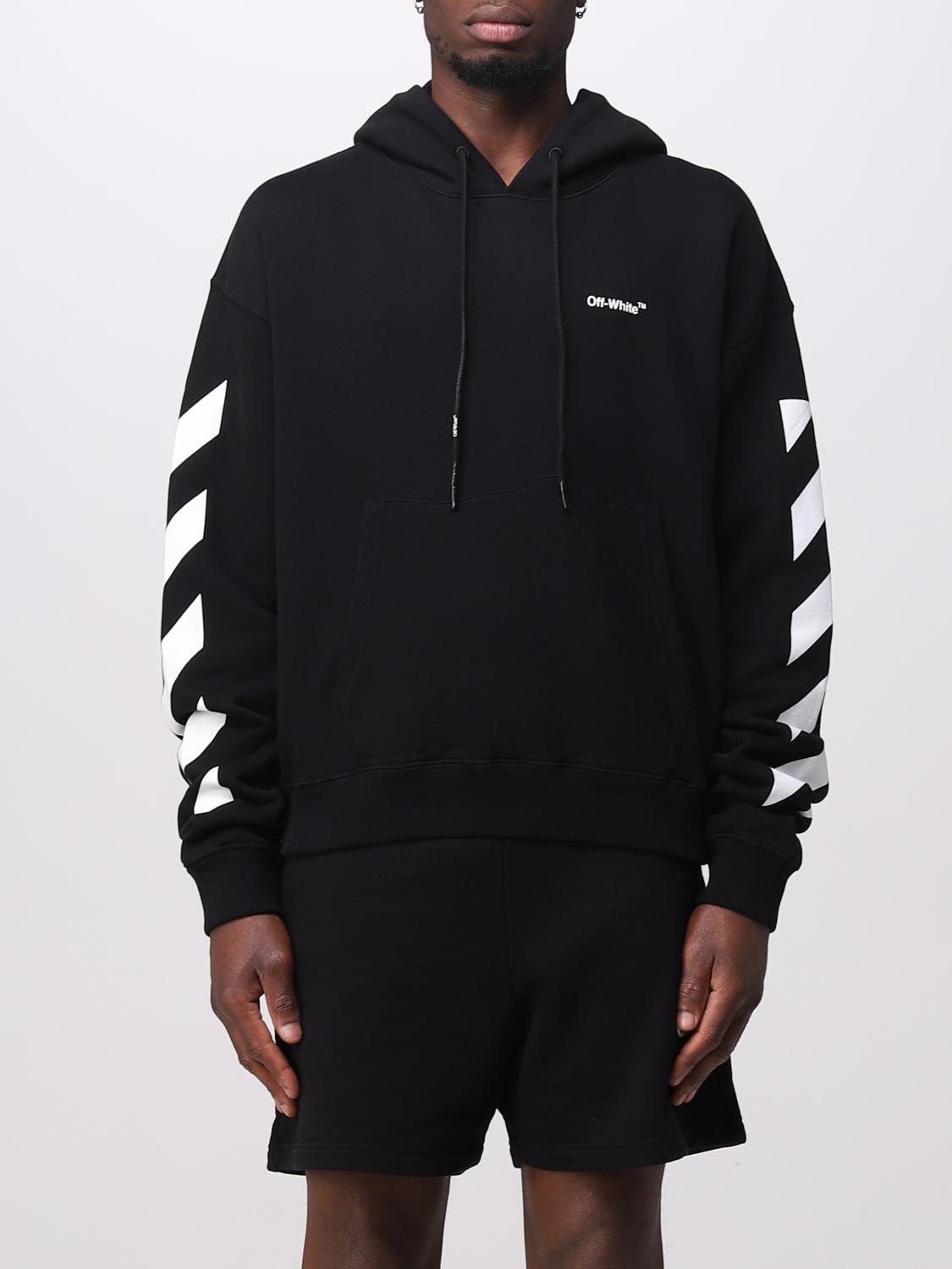 Off-White cotton sweatshirt - Black | OMBB037C99FLE001 | GIGLIO.COM
