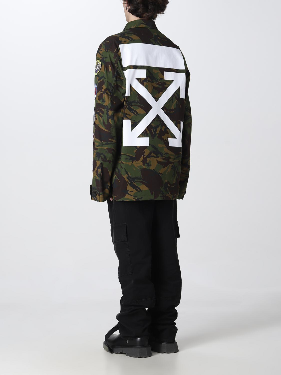 Off-White Jacket men - Military | OMEL001C99FAB001 | GIGLIO.COM