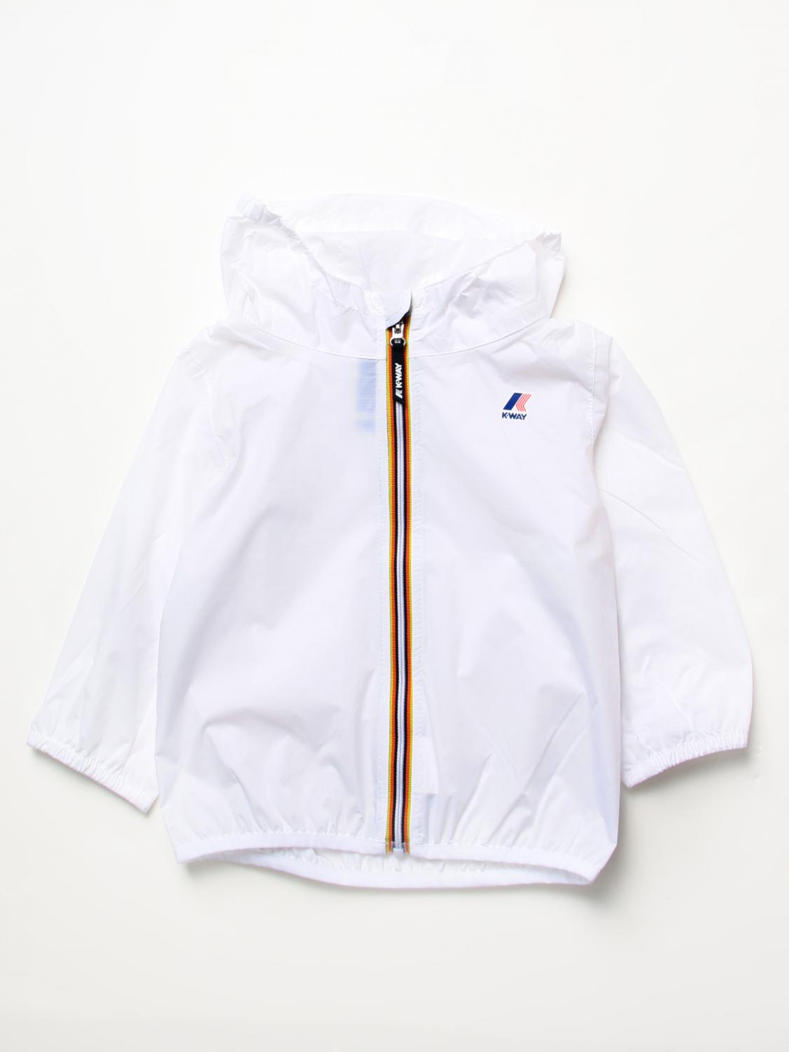 K-WAY: Jacket kids - White | K-Way jacket K8122BW online at GIGLIO.COM