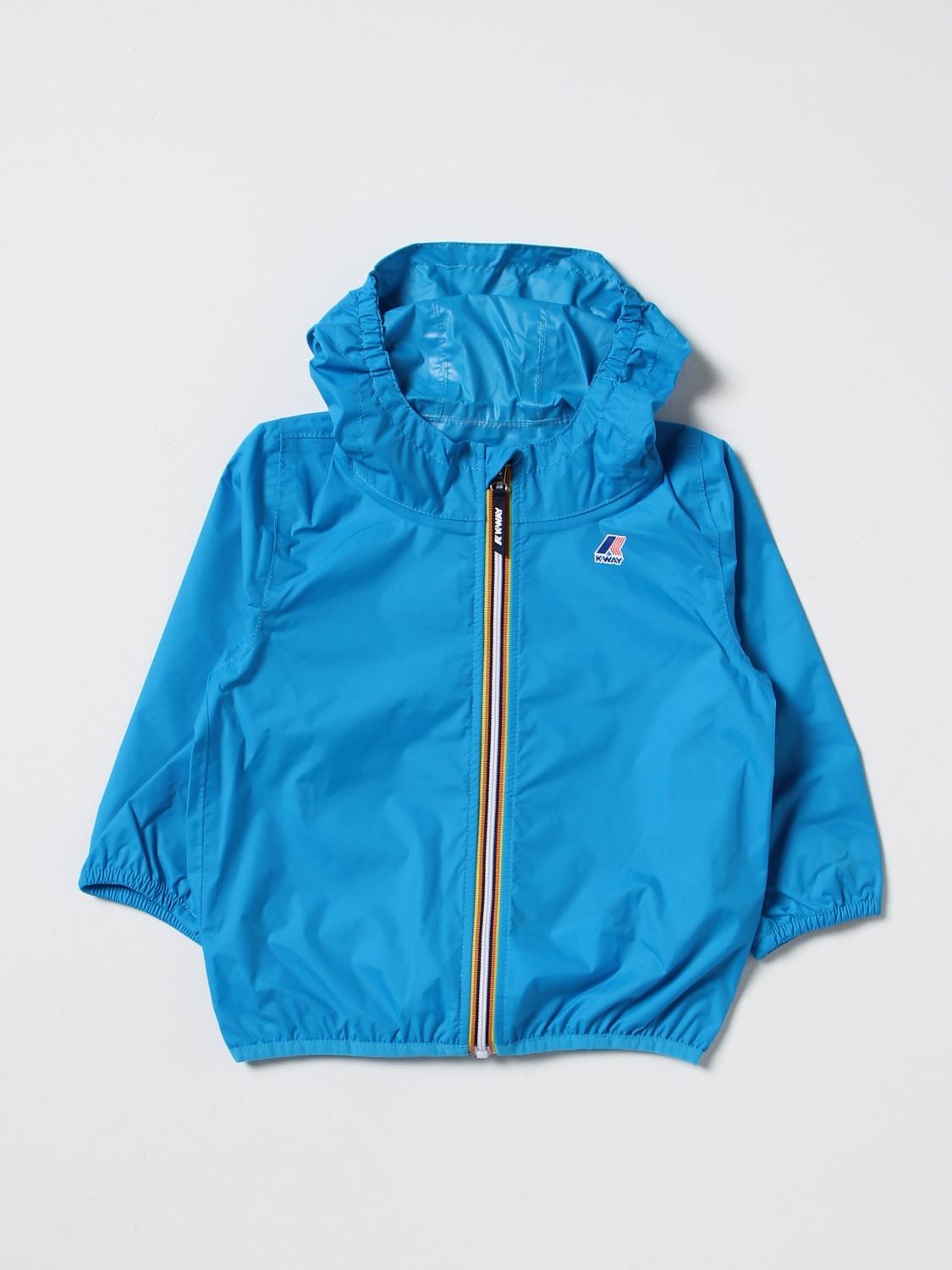 K-WAY: Jacket kids - Sky Blue | K-Way jacket K8122BW online at GIGLIO.COM
