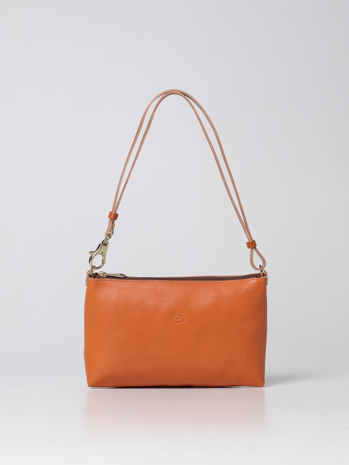 IL BISONTE: bag in leather - Leather | Il Bisonte shoulder bag ...
