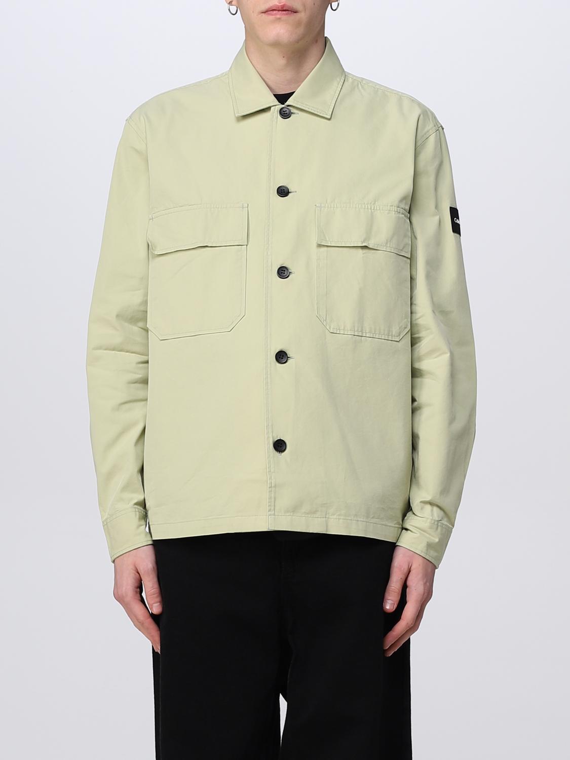 CALVIN KLEIN: Blazer men - Green | Calvin Klein jacket K10K109920 ...