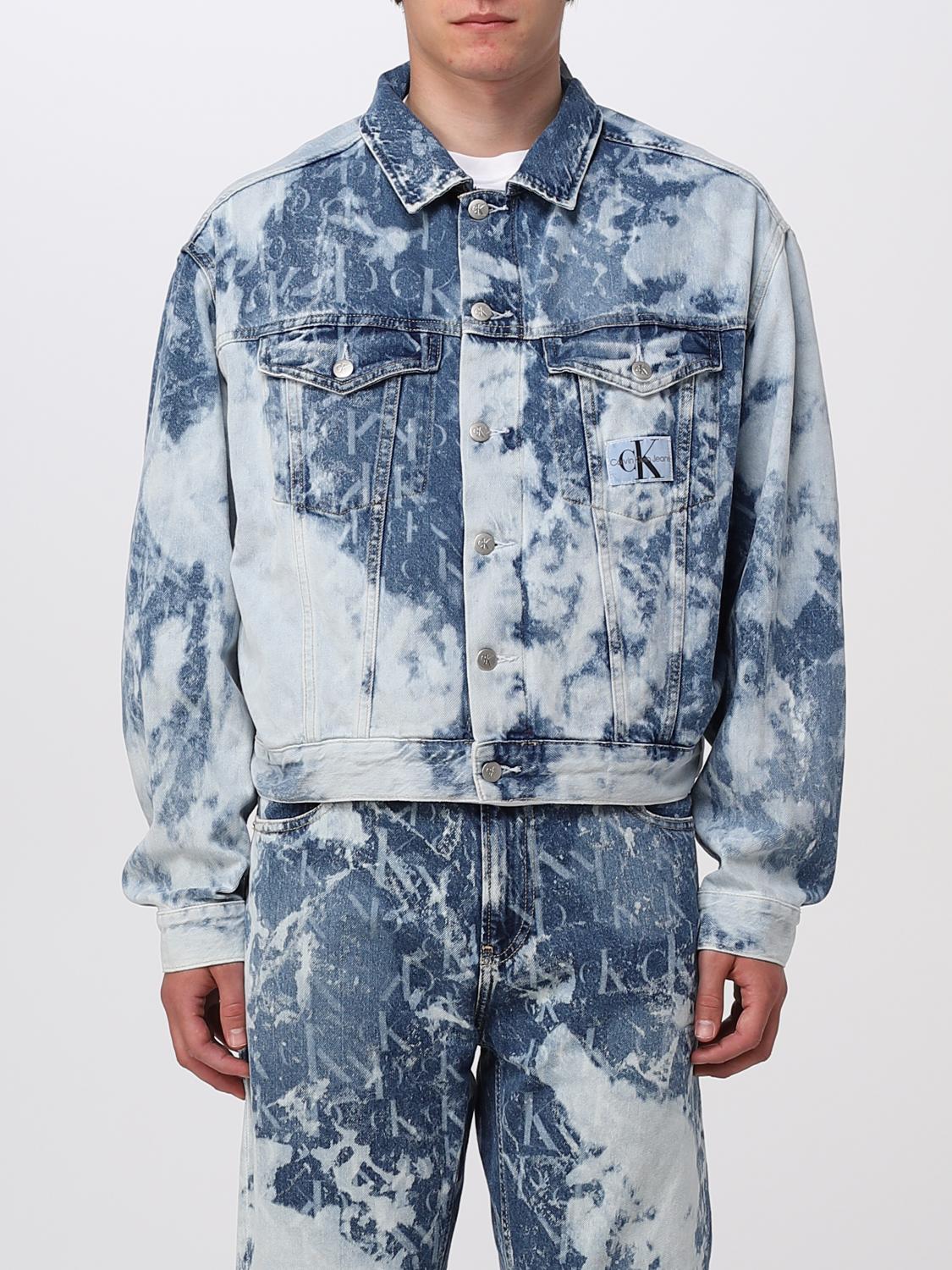 CALVIN KLEIN JEANS: Jacket men - Denim | Calvin Klein Jeans jacket ...