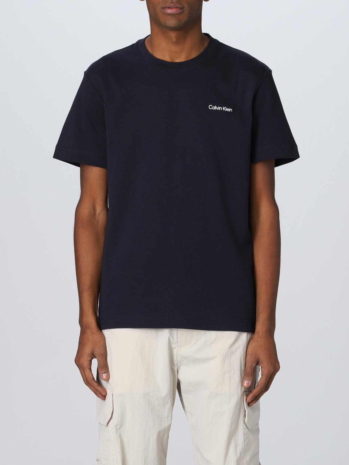 Calvin Klein T-shirt men - Blue | K10K109894 | GIGLIO.COM
