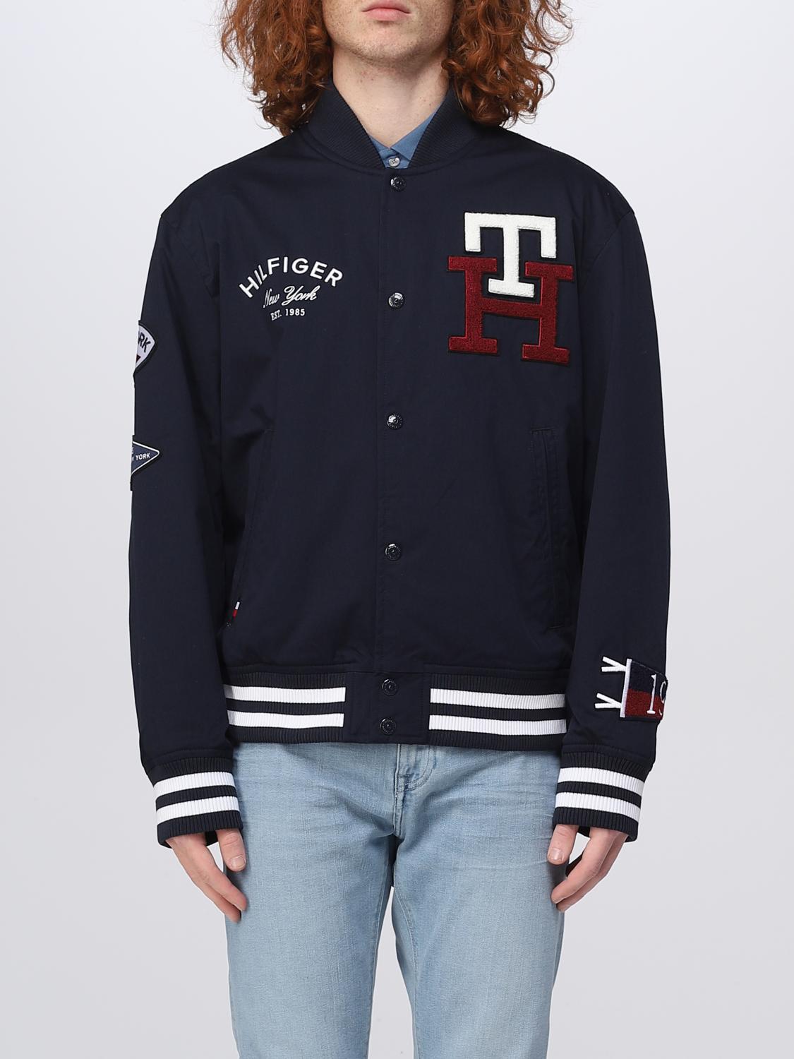 TOMMY HILFIGER: Jacket men - Navy | Tommy Hilfiger jacket MW0MW29966 ...