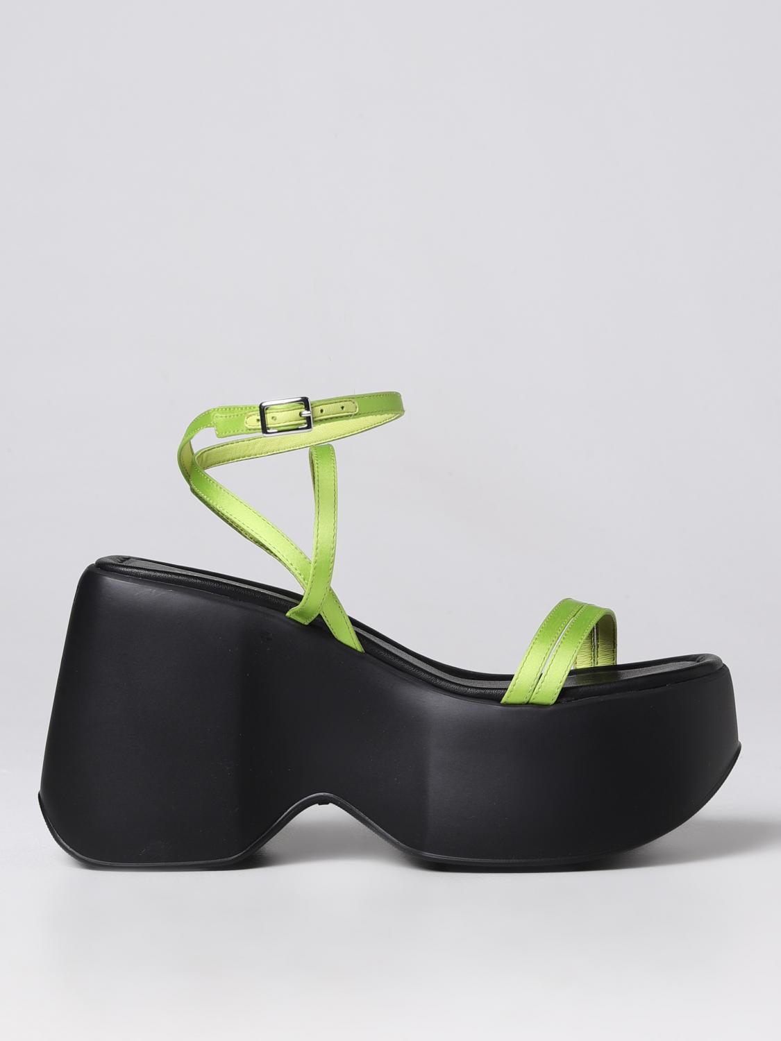 VIC MATIÉ: Shoes woman Vic Matié - Lime | Vic Matié wedge shoes ...