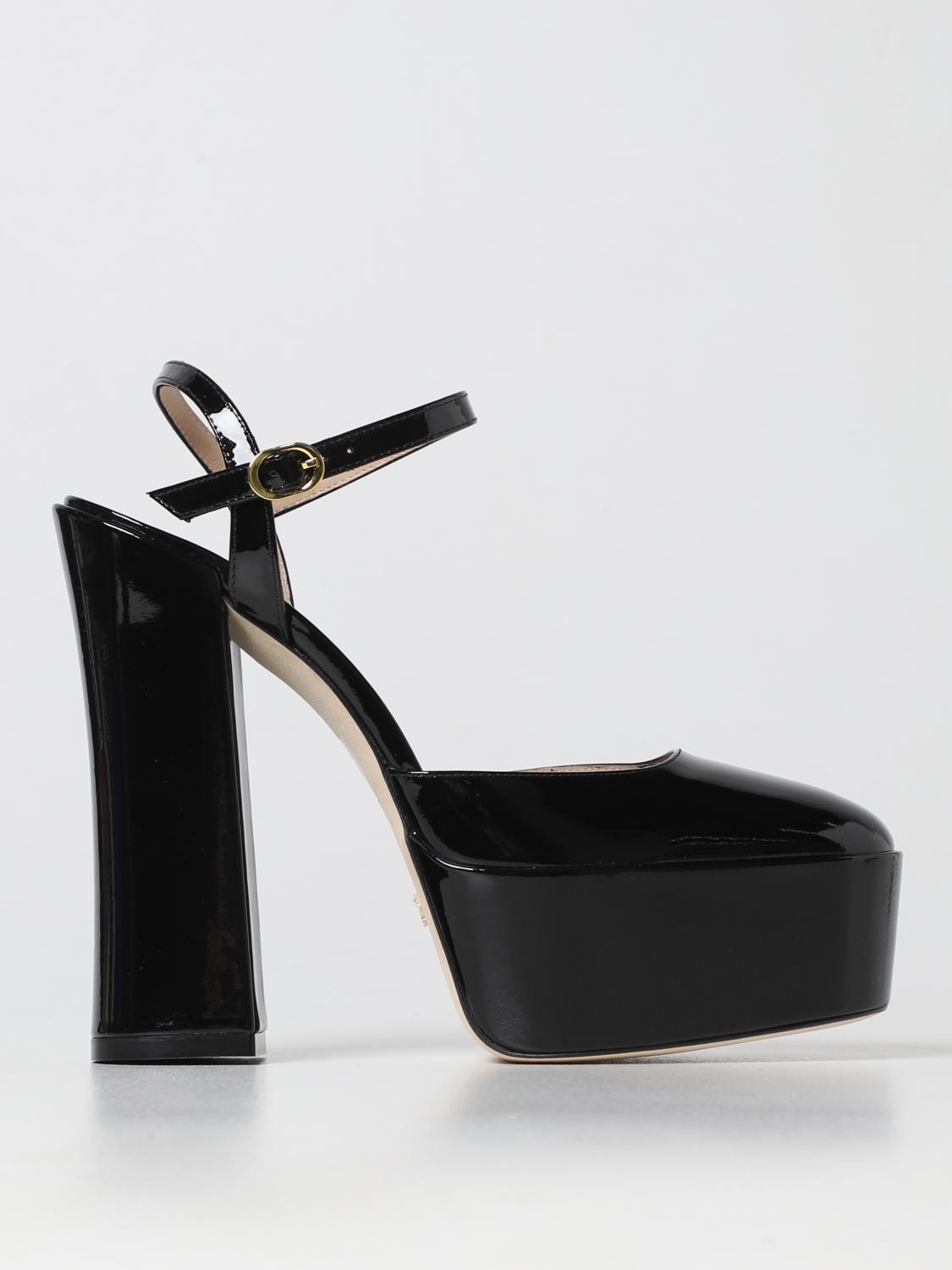 STUART WEITZMAN: patent leather platform pump - Black | Stuart Weitzman ...