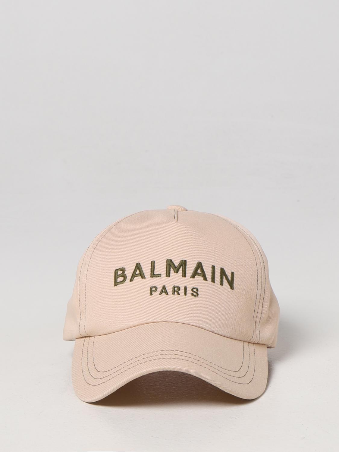Balmain cotton hat - Beige | AH1XA015CB24 | GIGLIO.COM