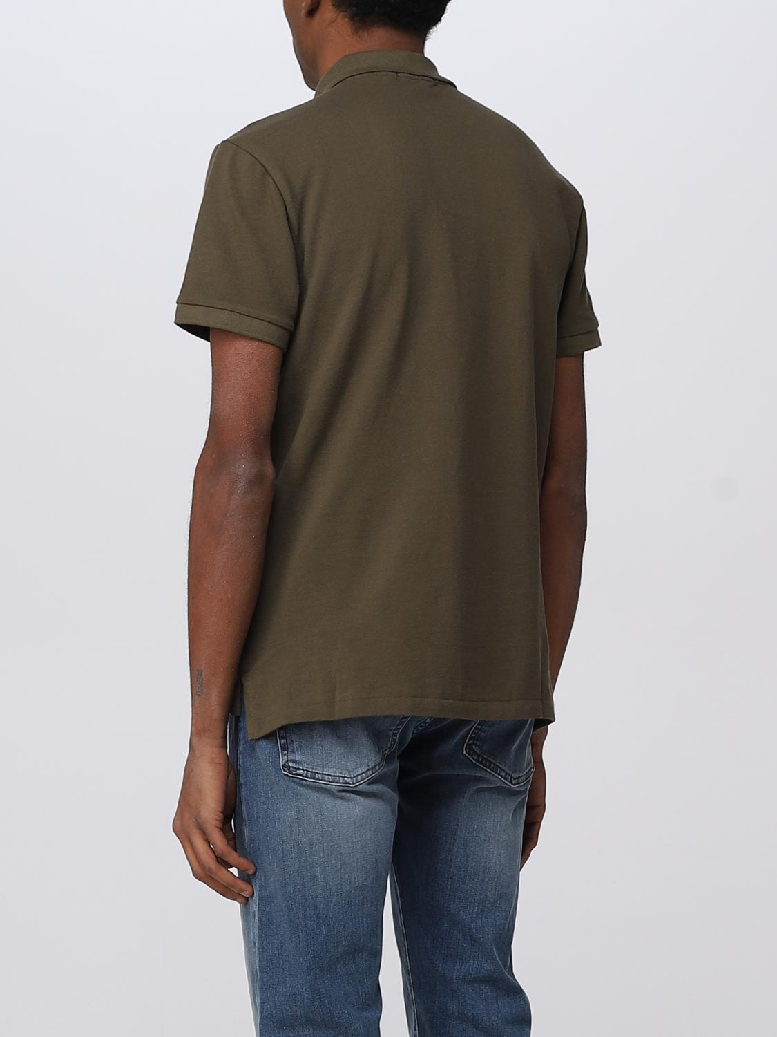 POLO RALPH LAUREN: Polo shirt men - Moss Green | Polo Ralph Lauren polo shirt 710795080 online ...