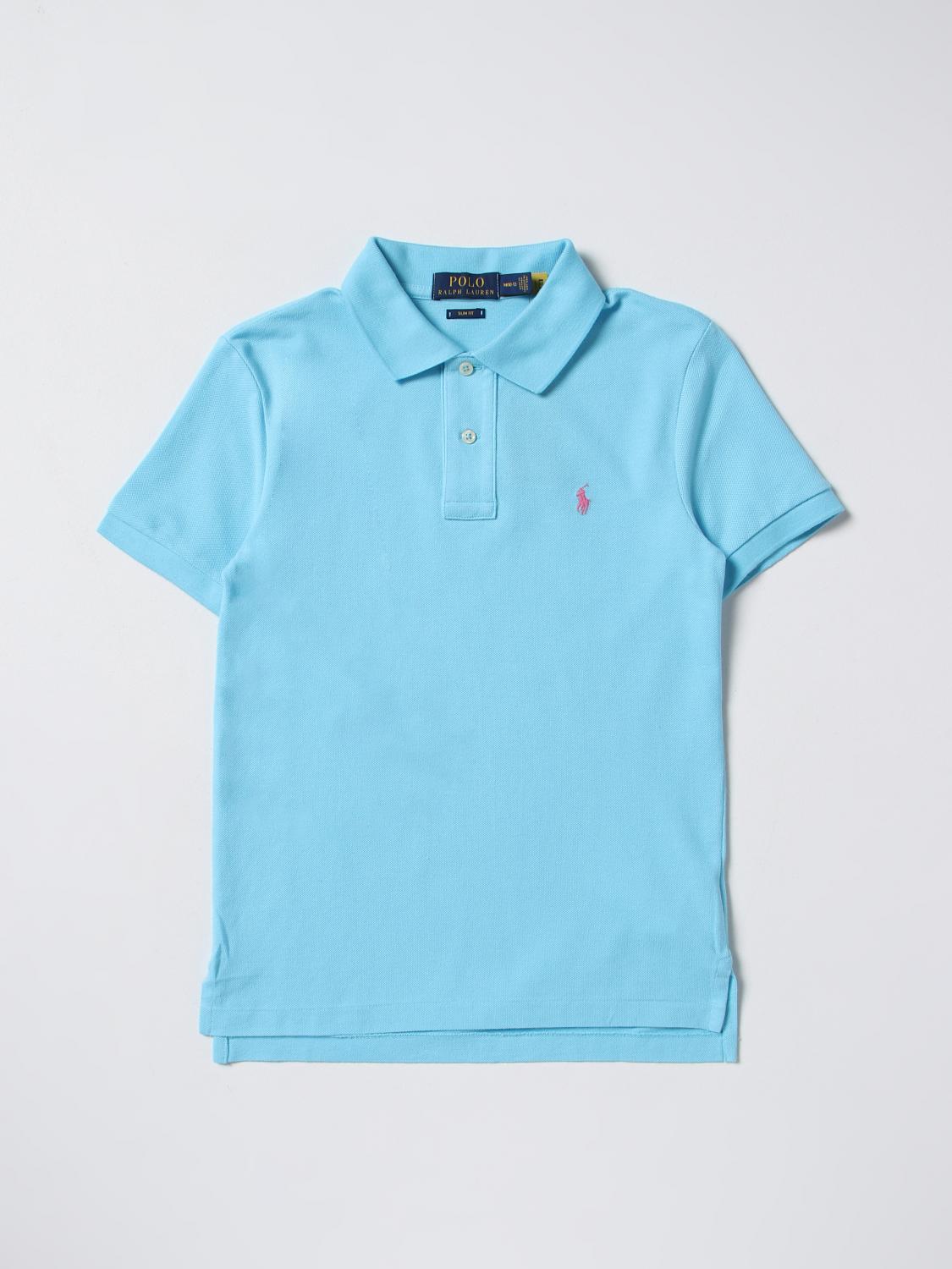 POLO RALPH LAUREN: Polo shirt kids - Turquoise | Polo Ralph Lauren polo ...