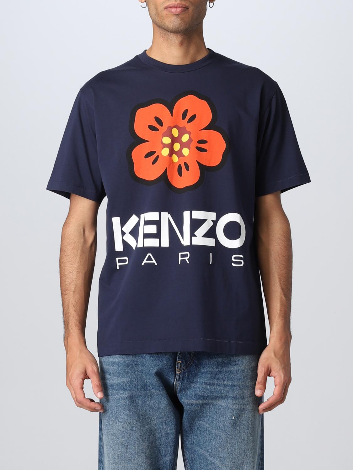 KENZO：T恤 男士 - 蓝色 | Kenzo T恤 FD55TS4454SO 在线就在GIGLIO.COM