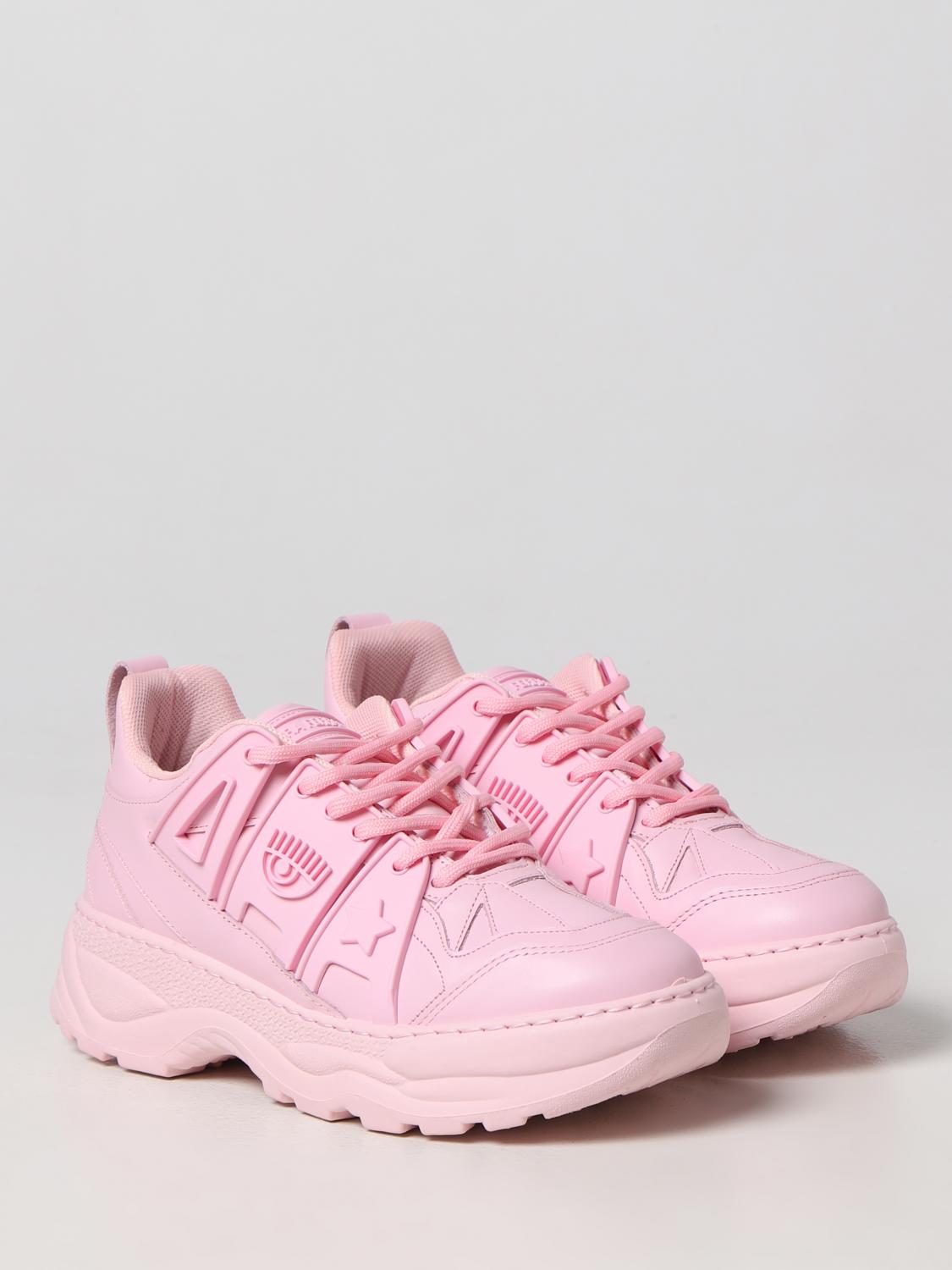 CHIARA FERRAGNI: Shoes woman - Pink | Chiara Ferragni sneakers CF3100 ...