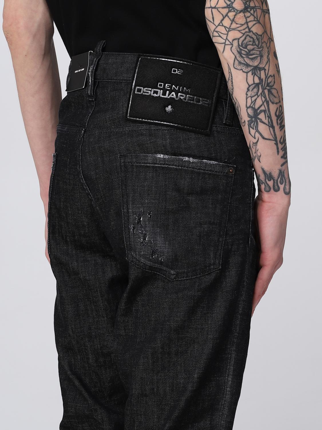 DSQUARED2: denim jeans - Black | Dsquared2 jeans S74LB1227S30357 online ...