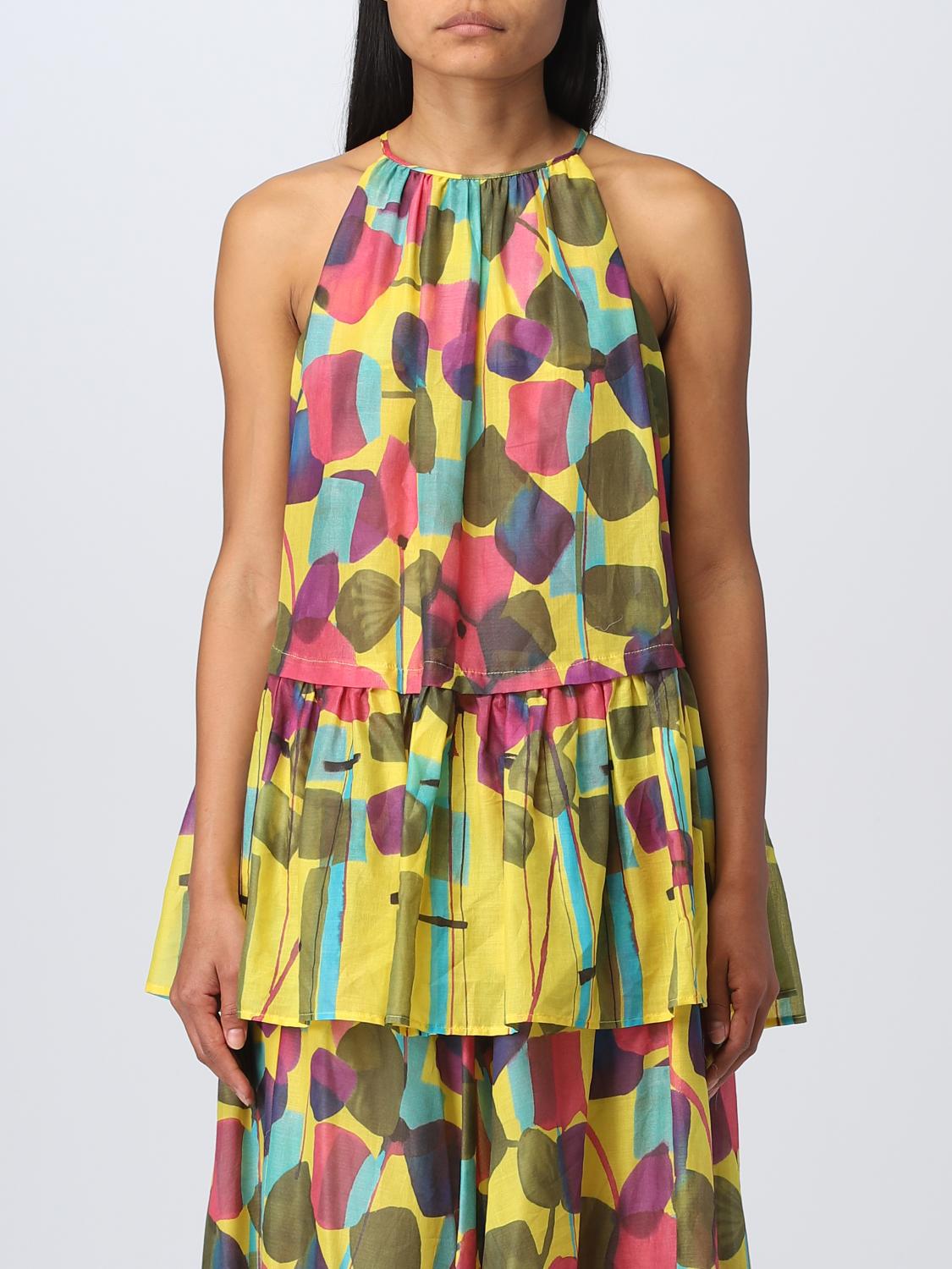 MANILA GRACE: Top woman - Yellow | Manila Grace top Y282CS online at ...