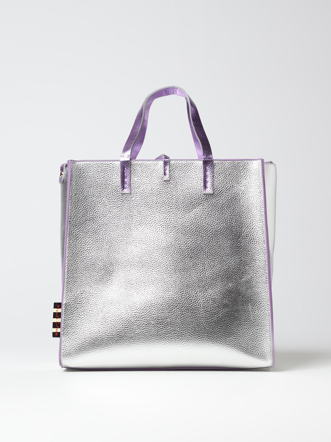 MANILA GRACE: Shoulder bag woman - Silver | Manila Grace tote bags ...