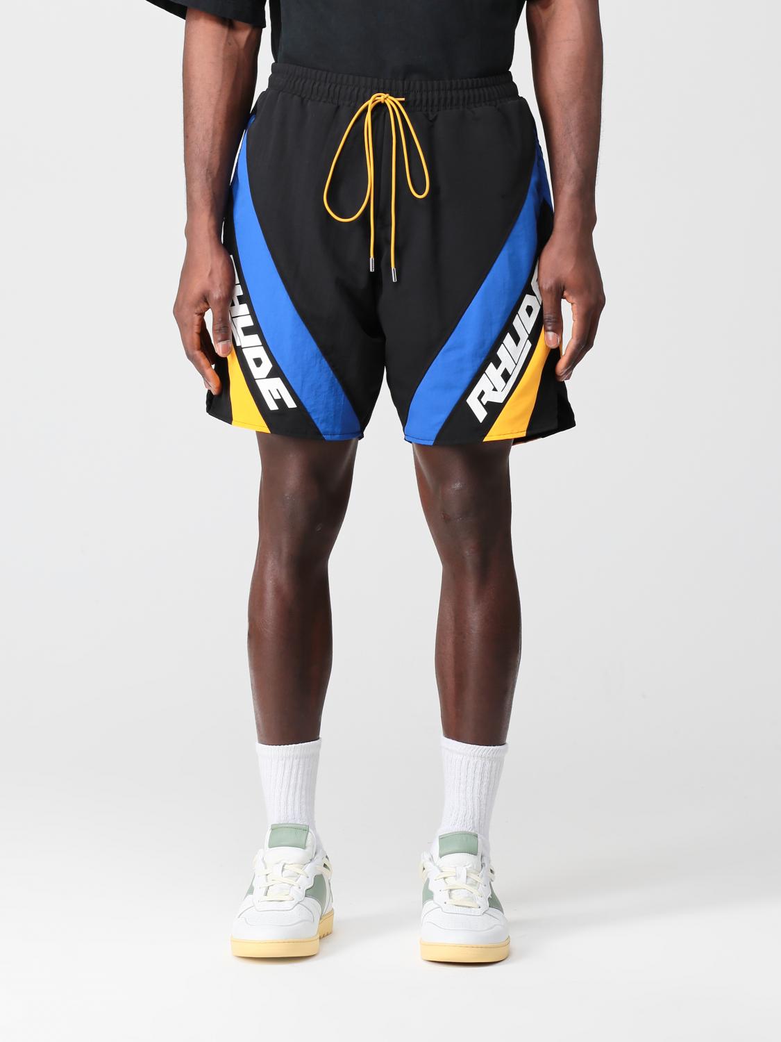 RHUDE: Short men - Black | Rhude shorts RHSS23SH35155362 online at ...