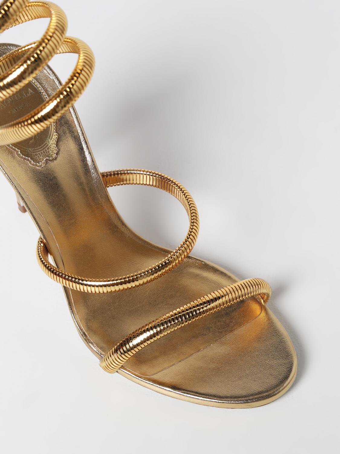 Rene Caovilla Juniper Renè Caovilla Sandals in Tubogas - Gold ...