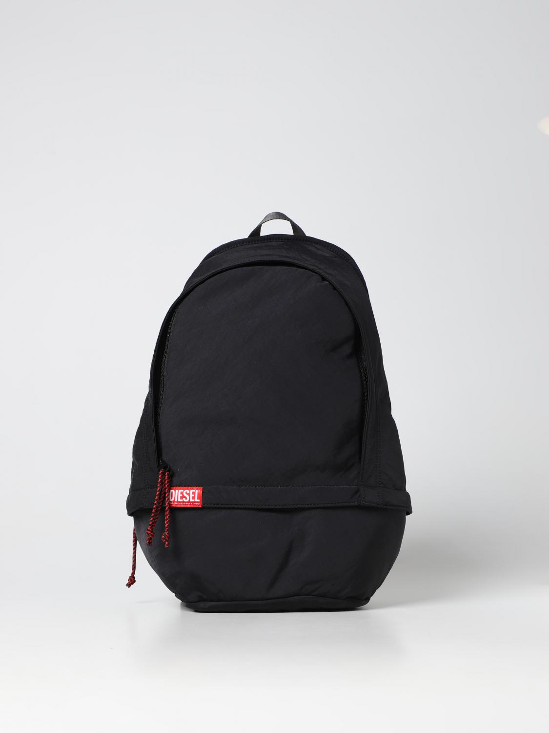 DIESEL: Berlyn backpack in Cordura® nylon and mesh - Black | Diesel ...