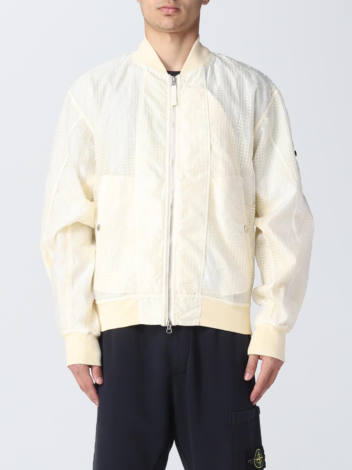 STONE ISLAND SHADOW PROJECT: Jacket men - Yellow Cream | Stone Island ...