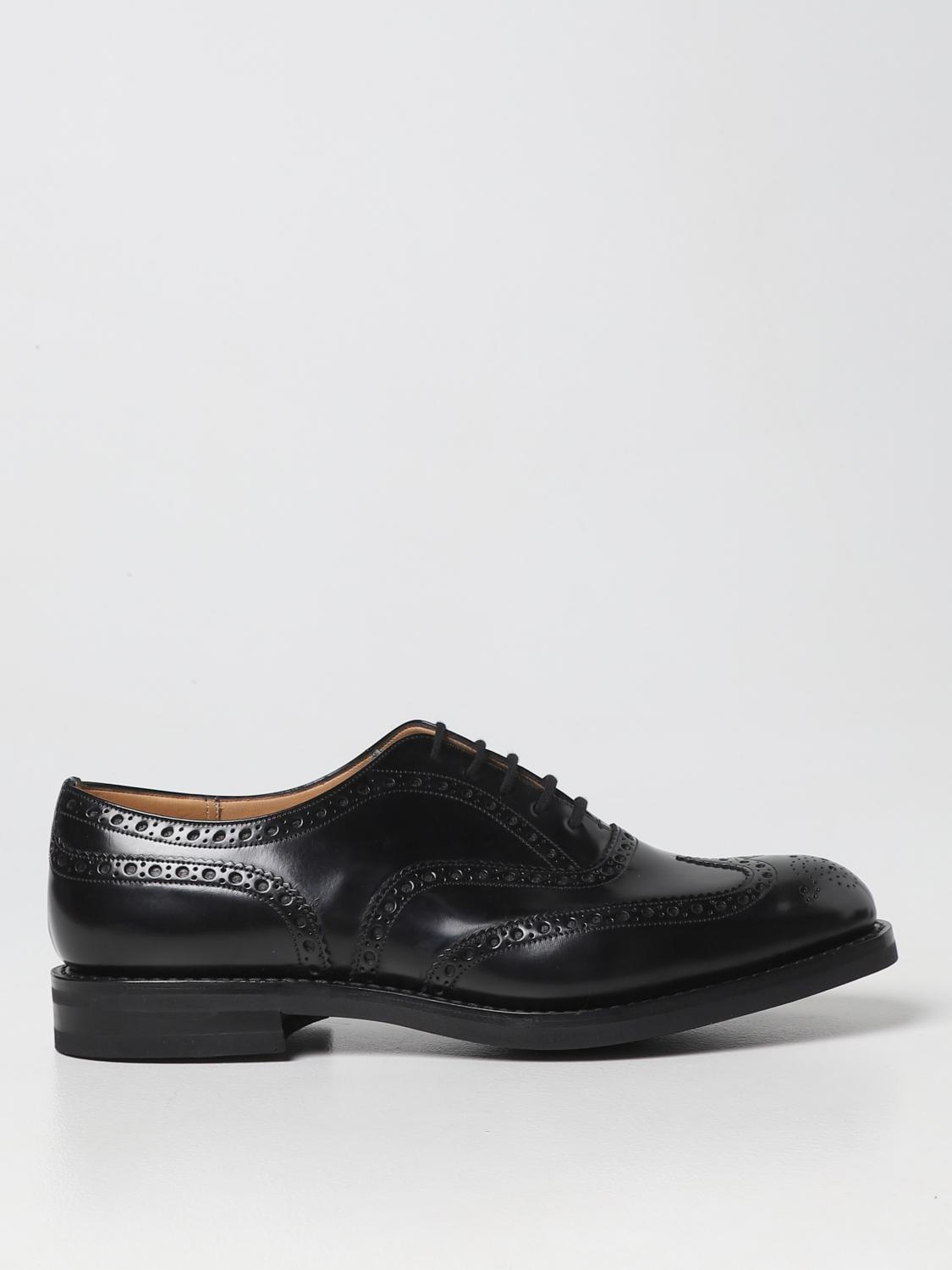 CHURCH'S: Shoes men - Black | Church's brogue shoes EEC3039XV online at ...