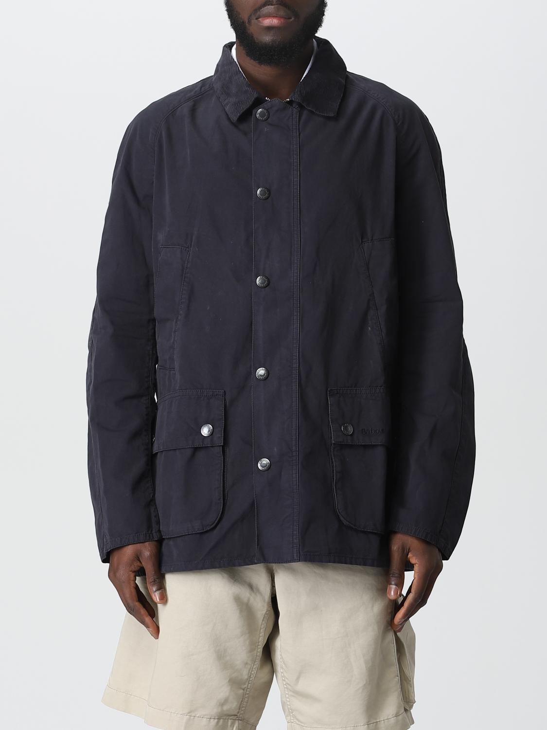 BARBOUR: Jacket men - Blue | Barbour jacket MCA0792 online at GIGLIO.COM