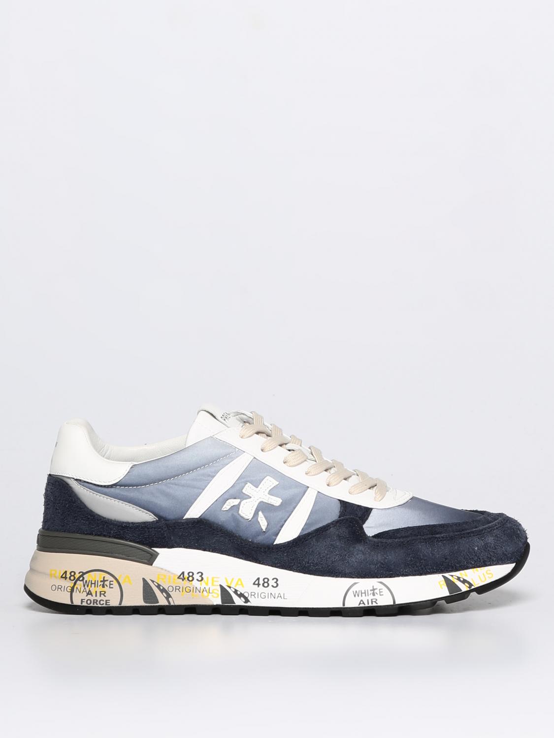 Premiata Outlet: Sneakers men - Blue | Premiata sneakers LANDECK online ...