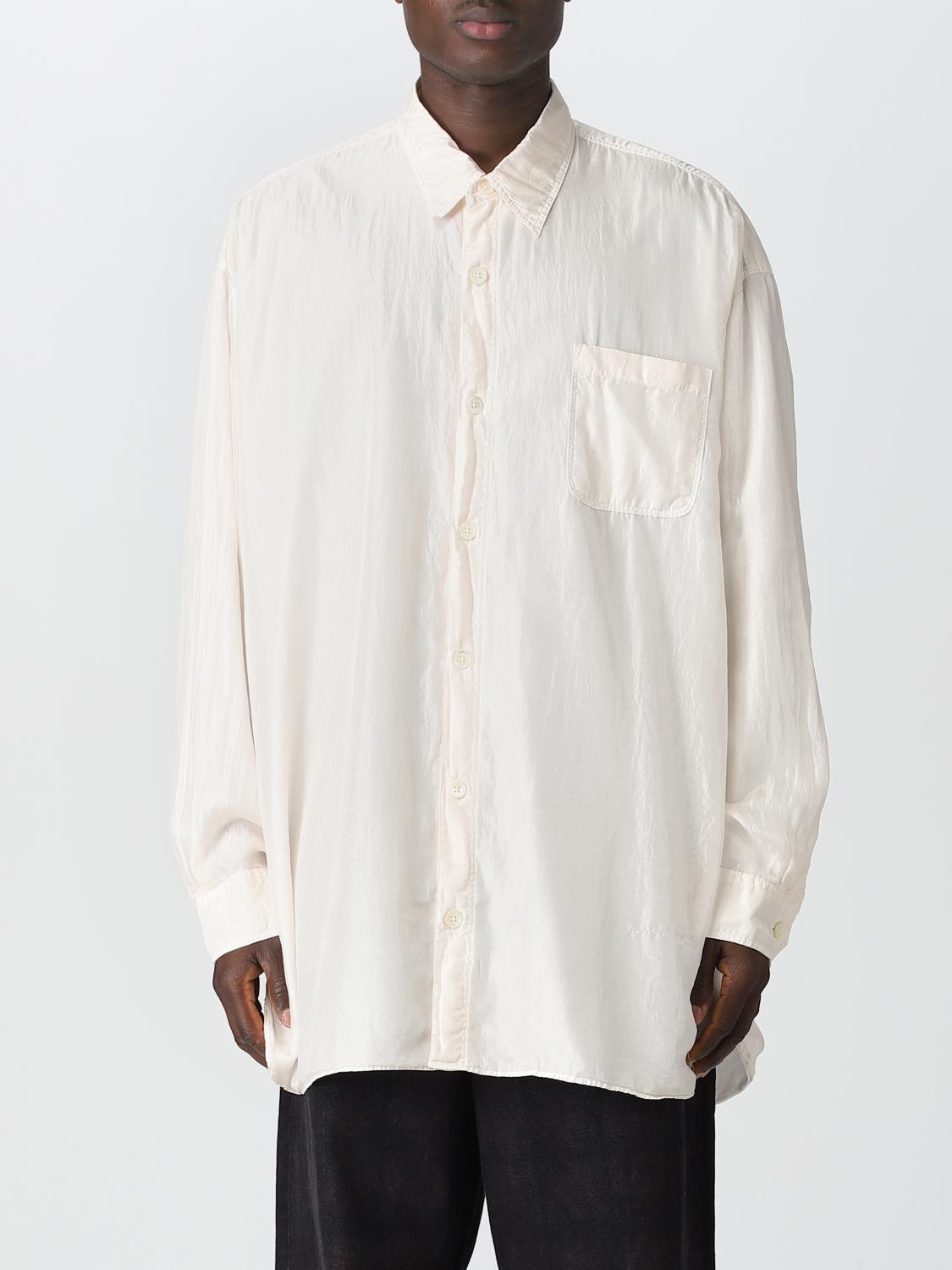 OUR LEGACY: Shirt men - Cream | Our Legacy shirt M2232DO online at ...