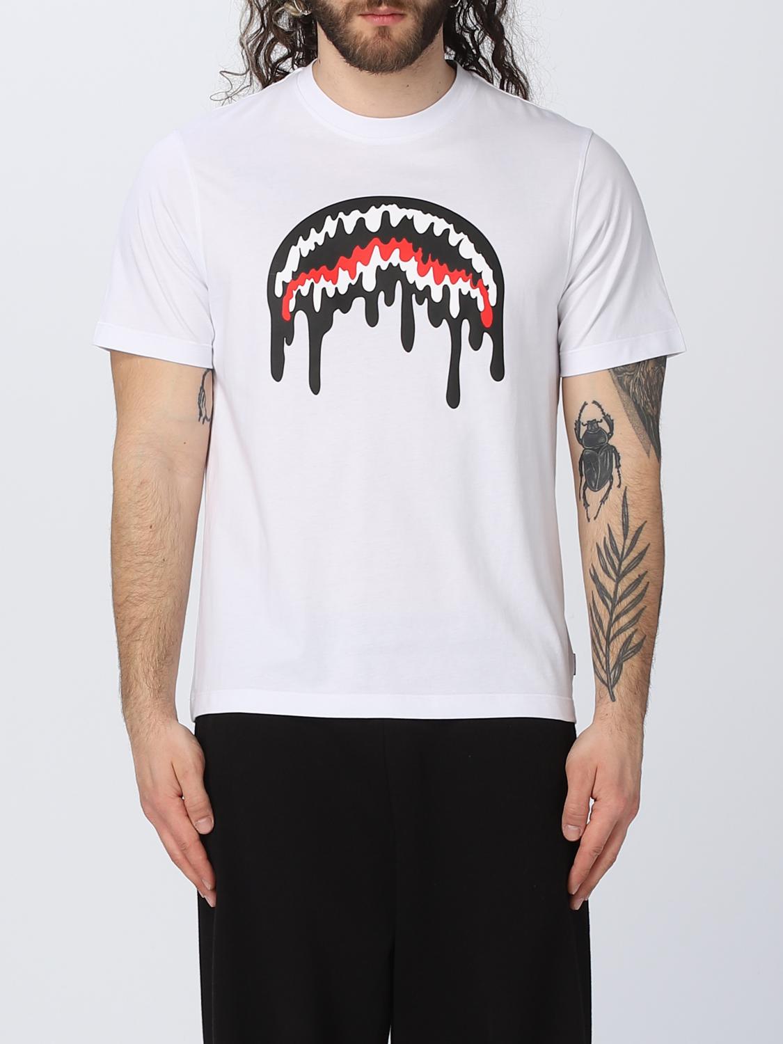SPRAYGROUND: T-shirt men - White | Sprayground t-shirt SP290 online at ...